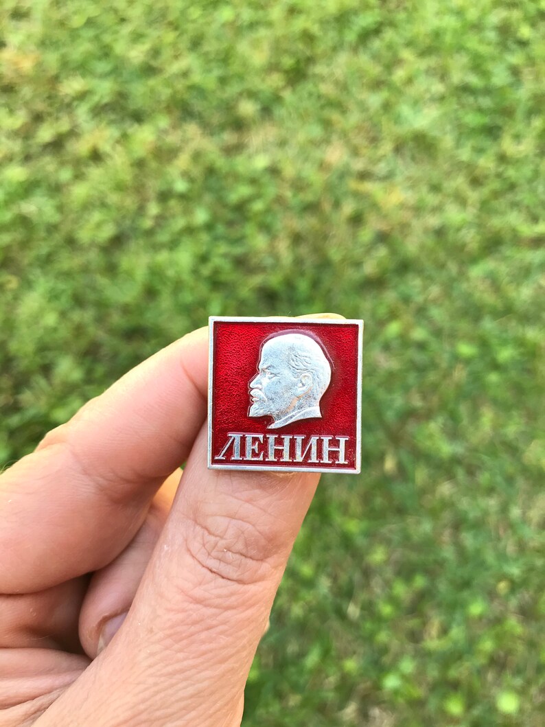 Socialist Lenin Pin Vintage Soviet Pin Lenin USSR Pin Soviet | Etsy