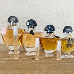 Guerlain Shalimar Samples From Pure Extrait Parfum EDT EDP Decant 1ml 2 ...