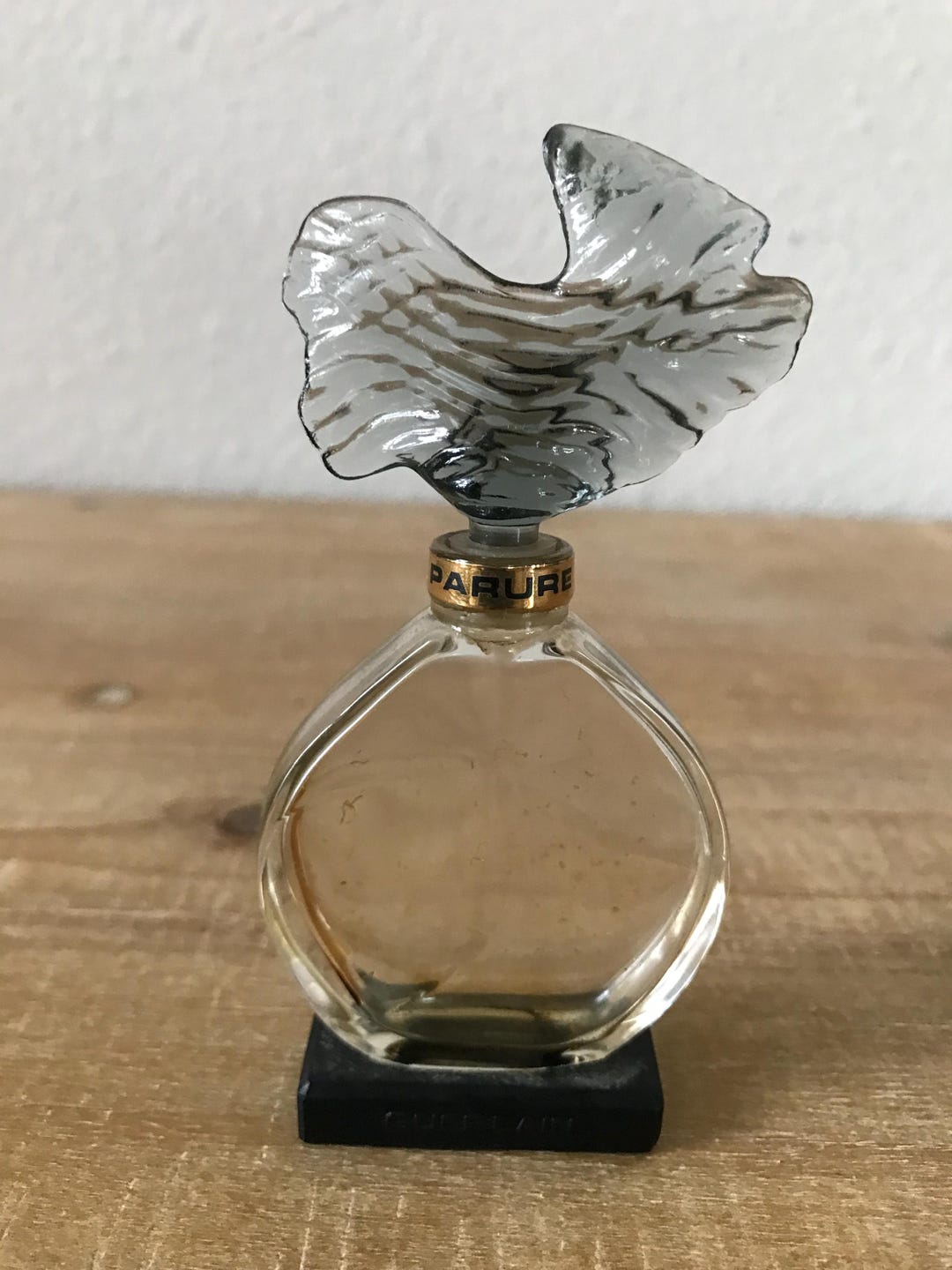 EMPTY Guerlain Parure Crystal Perfume Bottle Refillable Veritable Vary ...