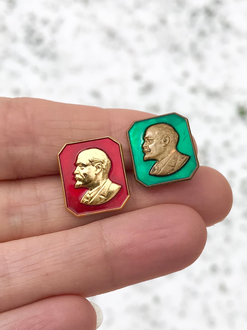 Vintage Soviet Pin Lenin Pin Soviet Communist Socialist Leader | Etsy