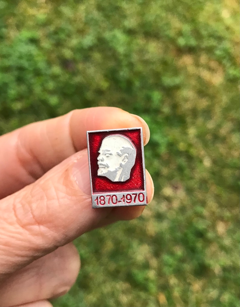 Socialist Pin Vintage Soviet Lenin Pin Soviet Communist Red | Etsy