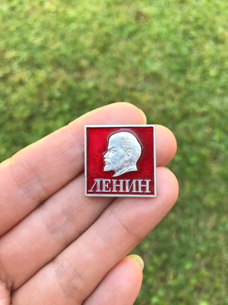 Socialist Lenin Pin Vintage Soviet Pin Lenin USSR Pin Soviet | Etsy