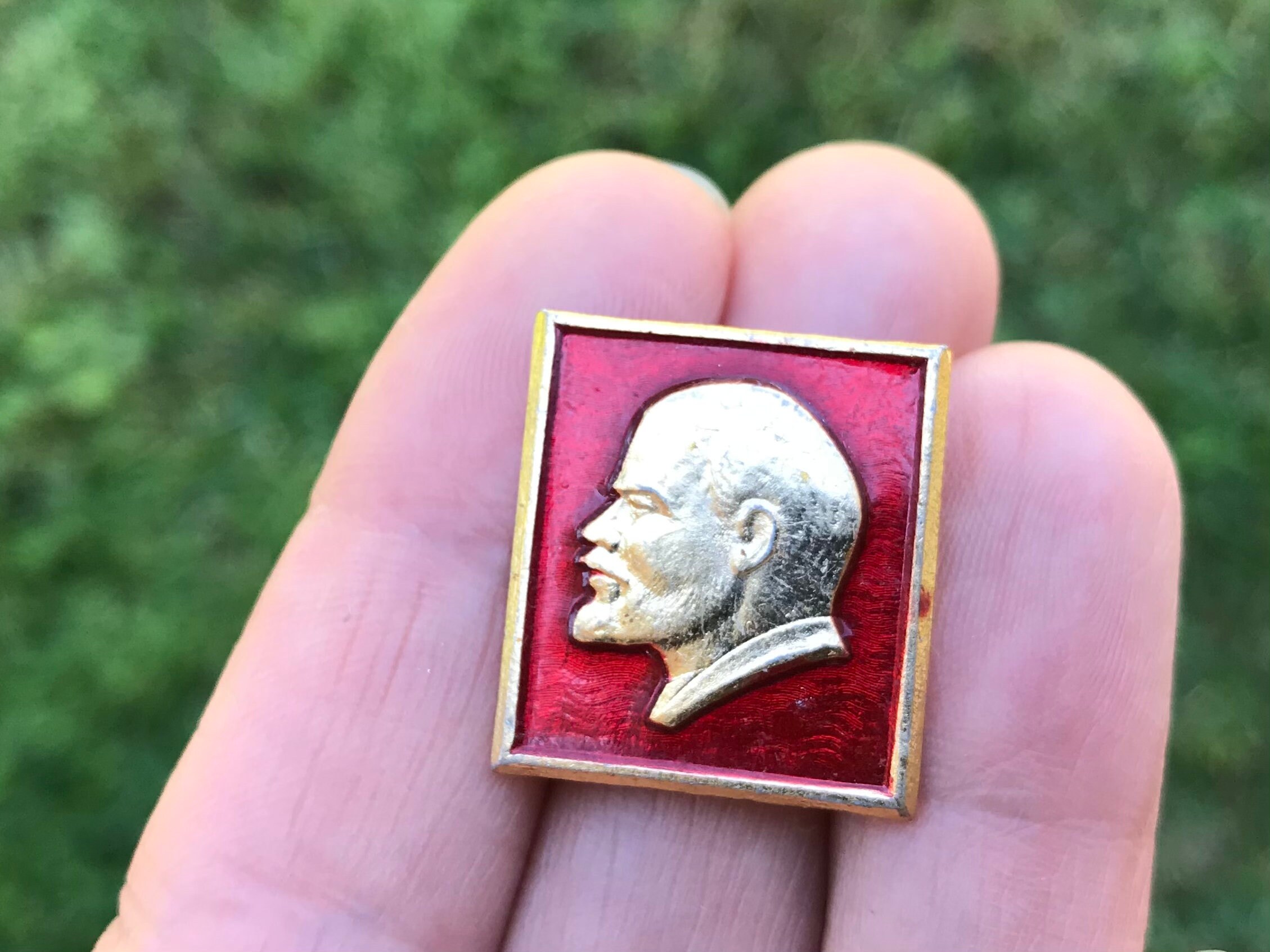 Vintage Soviet Socialist Lenin Pin Soviet Communist Propaganda - Etsy