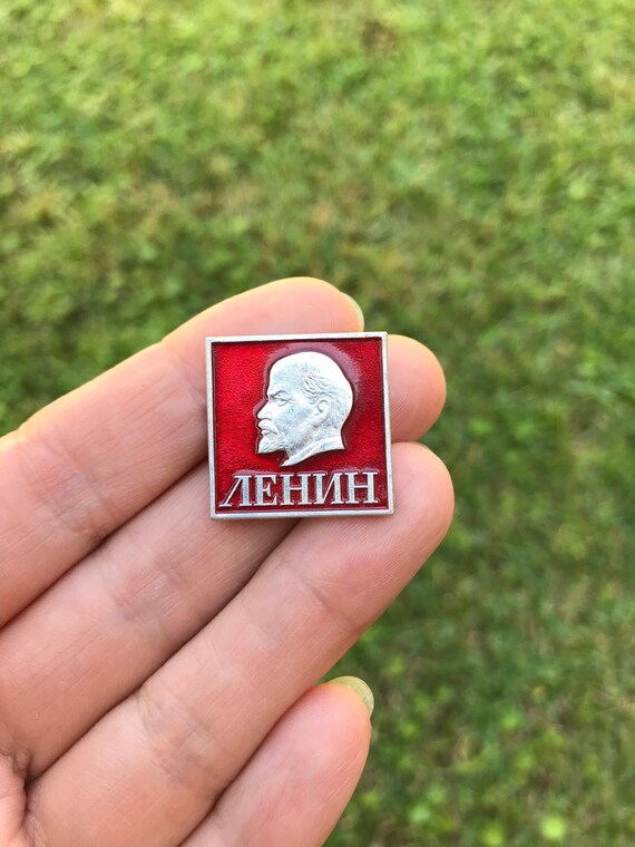 Socialist Lenin Pin Vintage Soviet Pin Lenin USSR Pin Soviet | Etsy