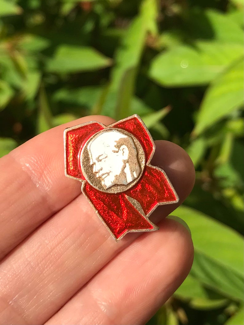 Soviet Russian Vintage Lenin Pin USSR Lapel Pin Political - Etsy