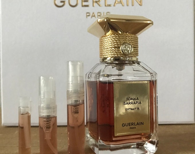 Small Empty Crystal Shalimar Perfume Bottle Guerlain Paris / Cristal ...
