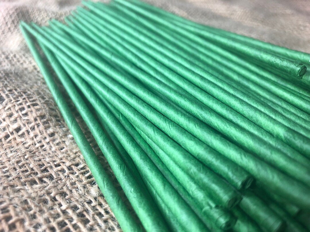 20 Stems Large Long Big Length 8" X 4 Mm Floral Wire Flower Stem ...