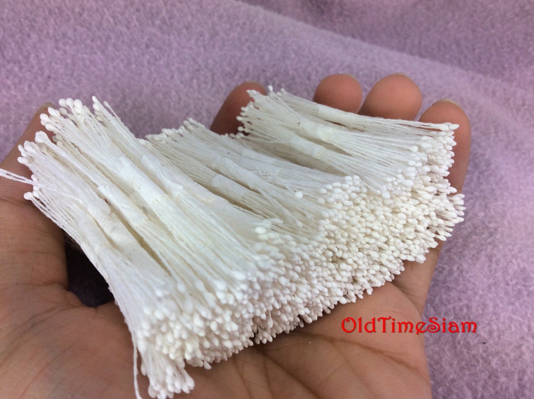 Pollen White Small Water Drop Head Flower 4800 Heads 2400 Pcs White02 ...