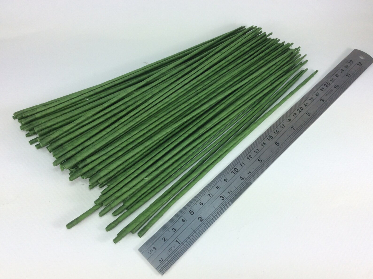 100 Stems Large Long Big Length 10" X 3 Mm Floral Wire Flower Stem ...