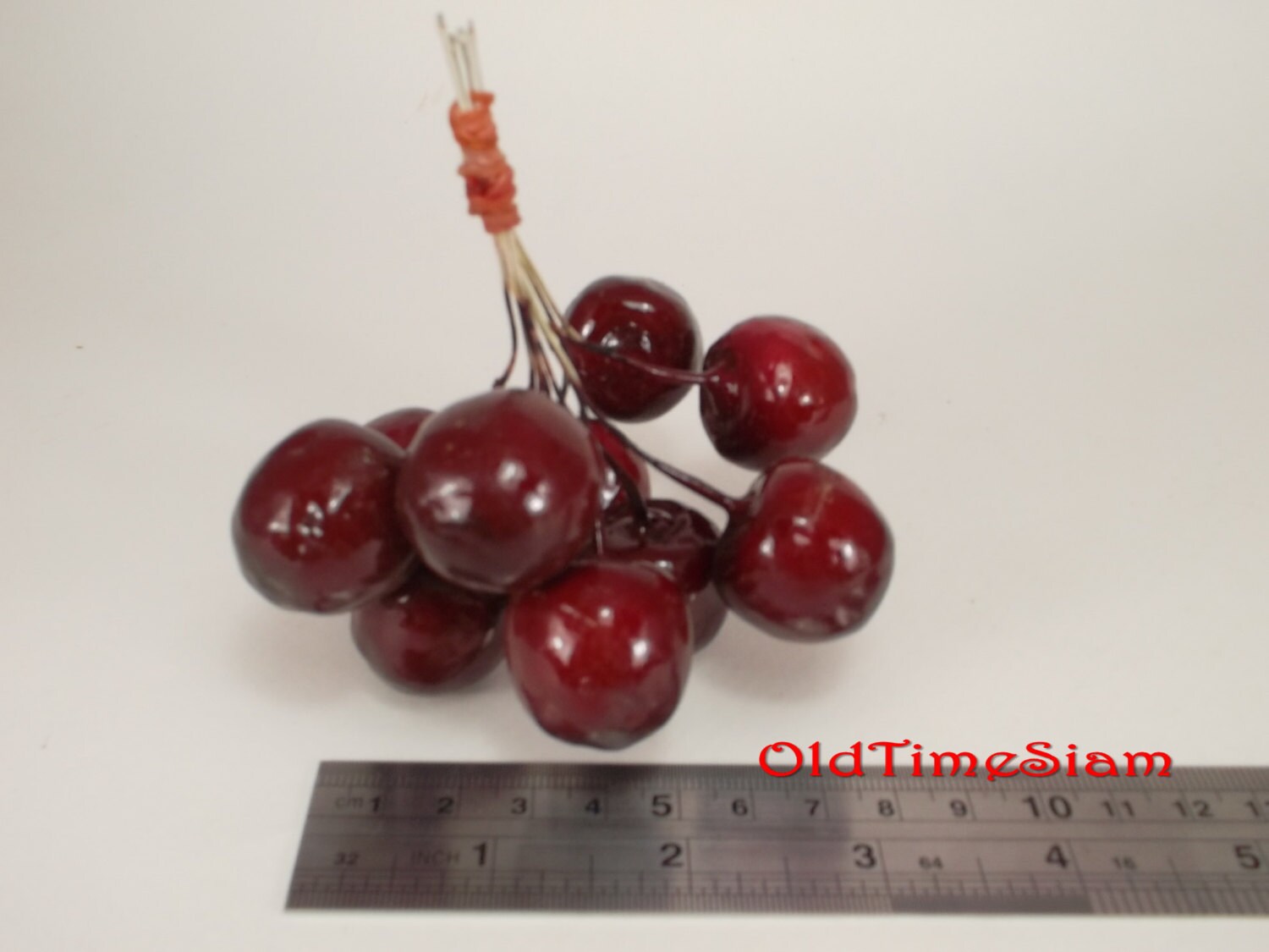 25 Mm Cherry Fruit Fake on Wire Supplies Miniature Berries - Etsy