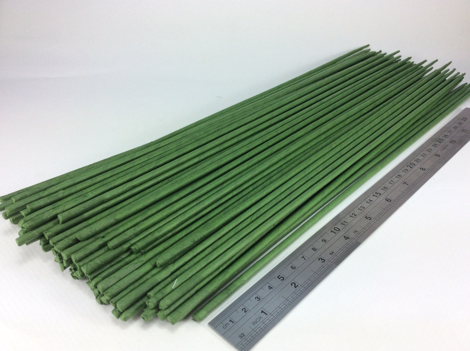 100 Stems Large Long Big Length 16" X 4 Mm Floral Wire Flower Stem ...