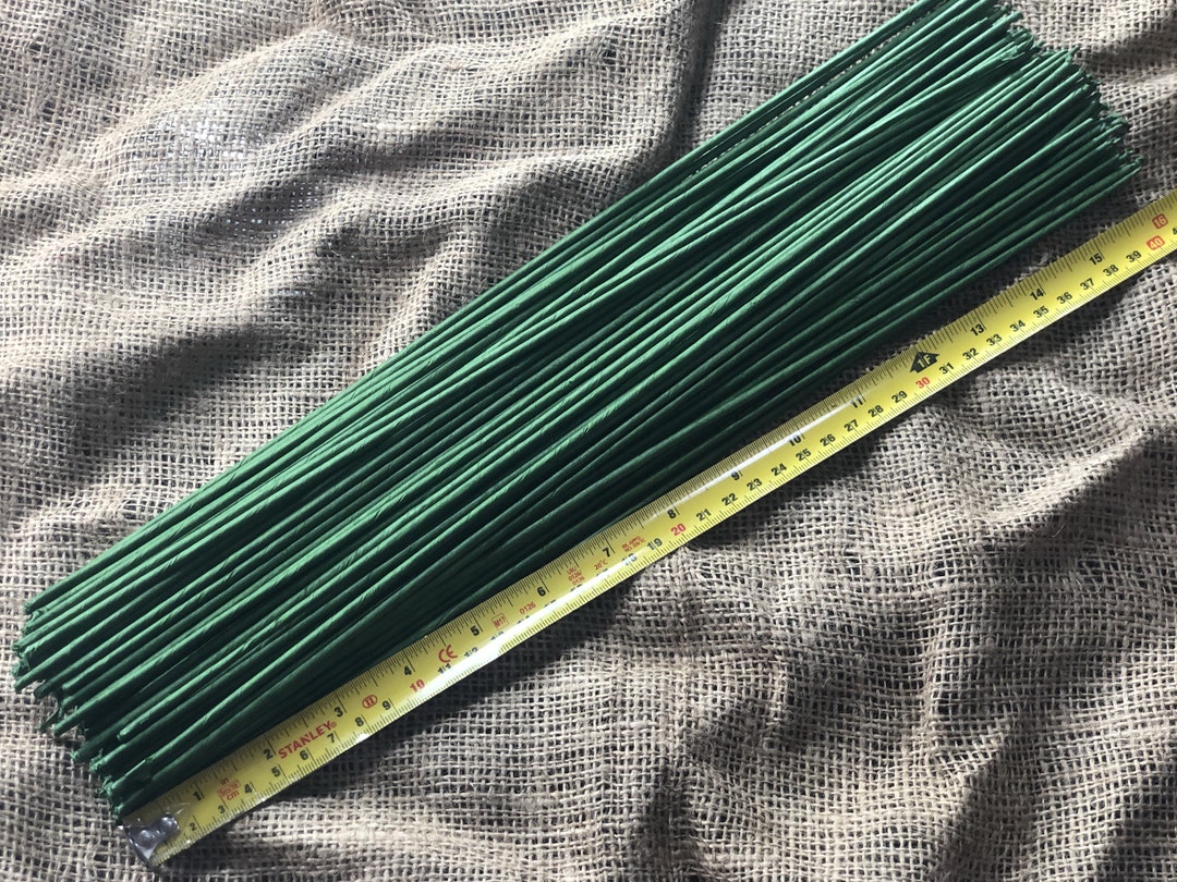 20 Stems Large Long Big Length 16" X 3 Mm Floral Wire Flower Stem ...