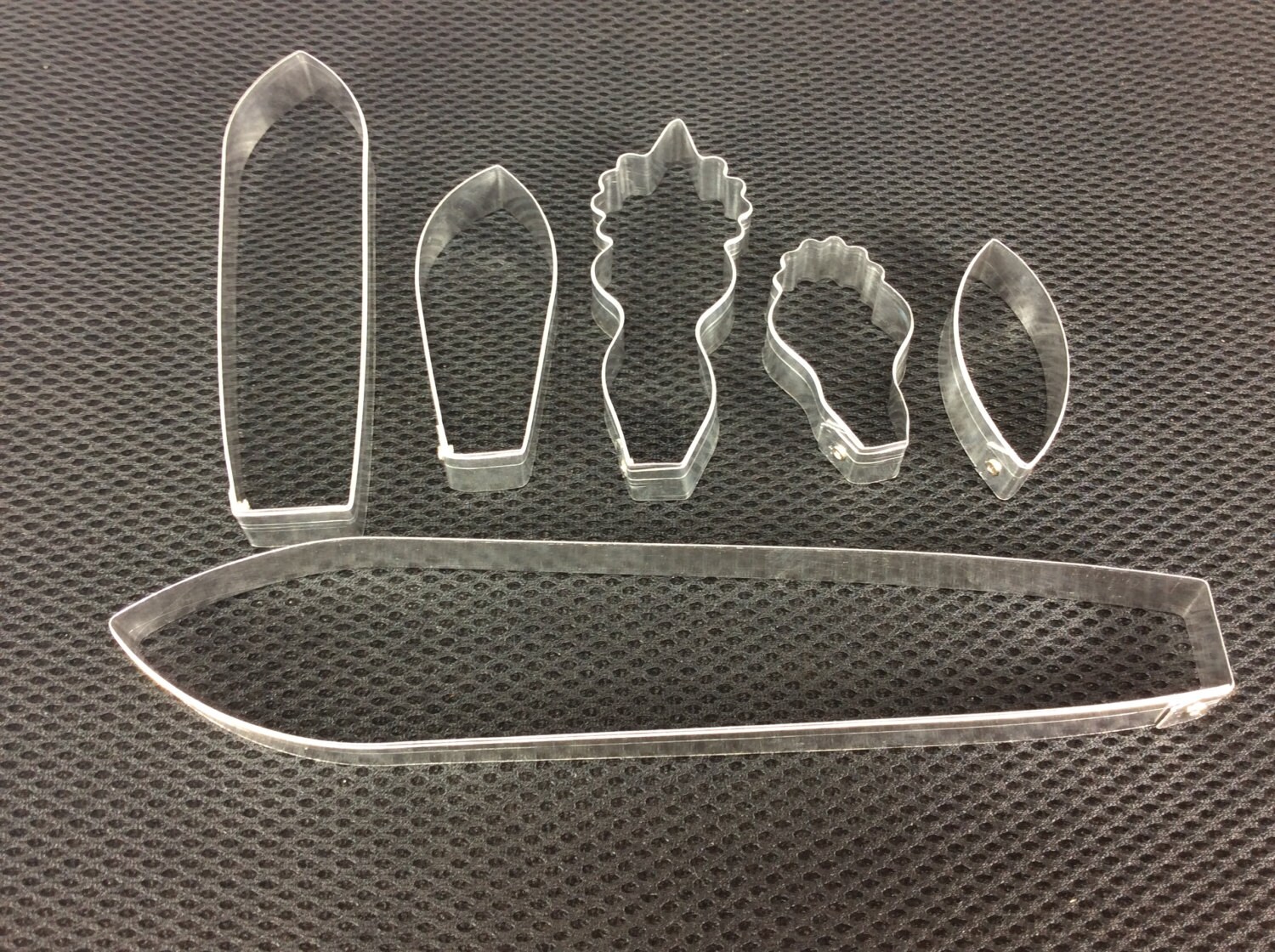 Cutter Iris Flower Petal Leaf Set Leaves Mold Floral Fleur Clay Making ...