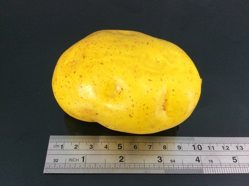 Potato Yellow Fruit Artificial Lifelike Simulation Faux Fake Fruit ...