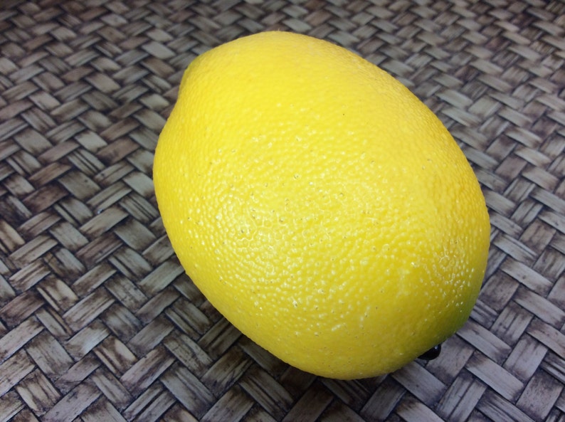Green Yellow Lemon Artificial Lifelike Simulation Faux Fake Fruit - Etsy