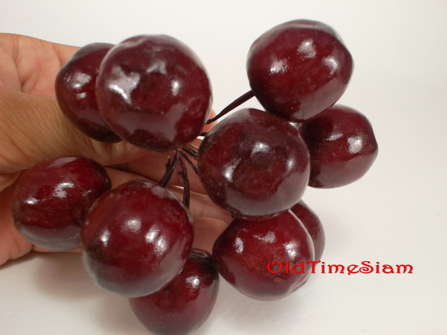25 Mm Cherry Fruit Fake on Wire Supplies Miniature Berries - Etsy