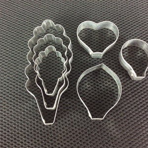 Cutter Pansy Brunig Viola Tricolor Hortensis Flower Petal Leaf Set ...