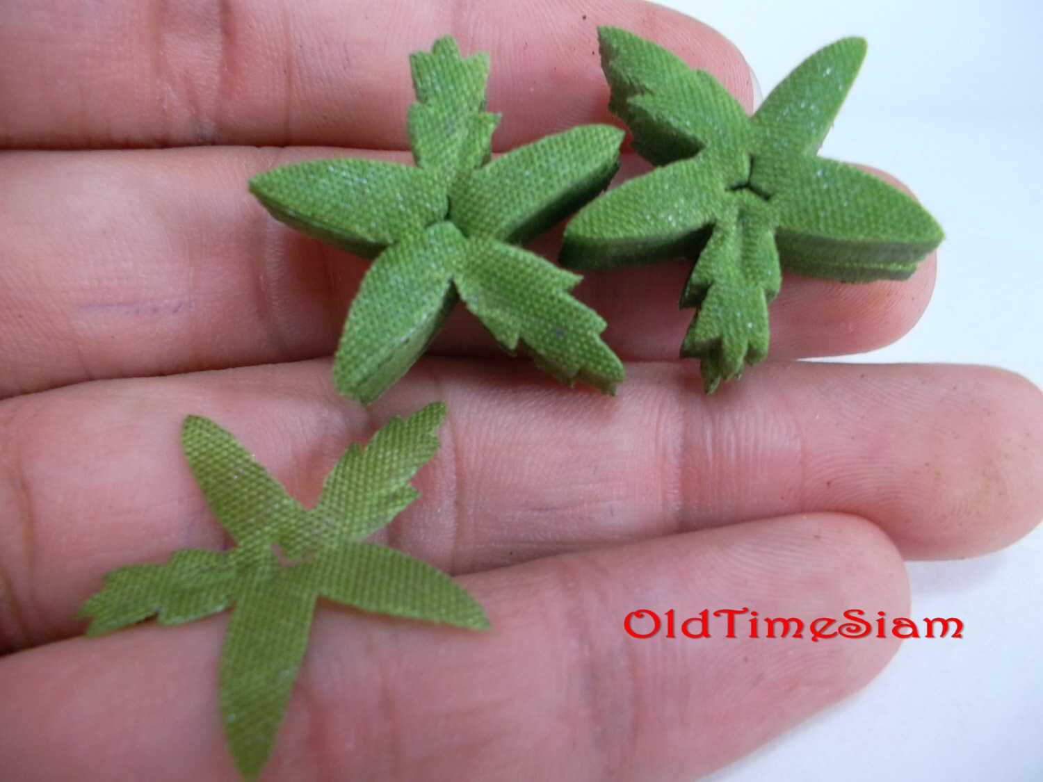 Supply 100 Sepals Petal Size 1 Inch Fabric Green Torus Sepal | Etsy