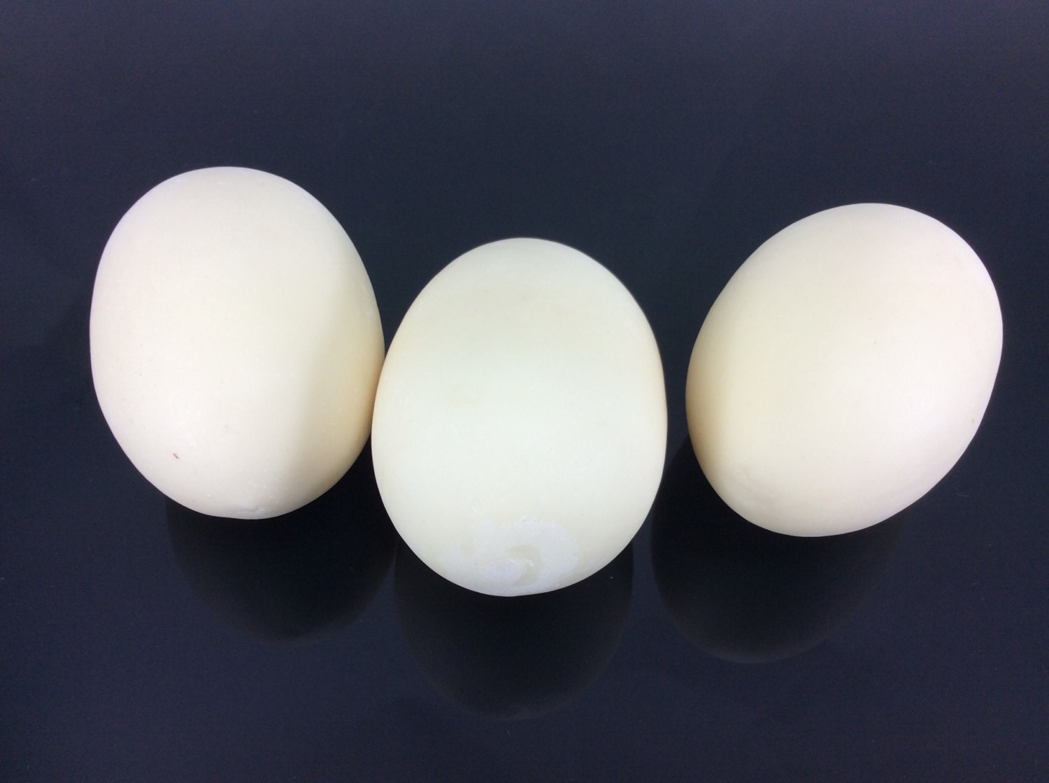 Egg White Artificial Lifelike Simulation Faux Fake Duck Egg 3 Pieces ...