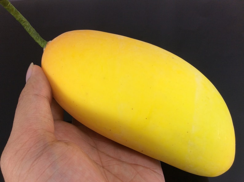 Yellow Mango Mangoes Artificial Lifelike Simulation Faux Fake Fruit - Etsy