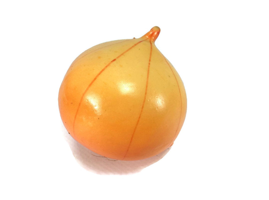 Onion Root Vegetable Orange Fake Food Fruit Artificial Lifelike ...