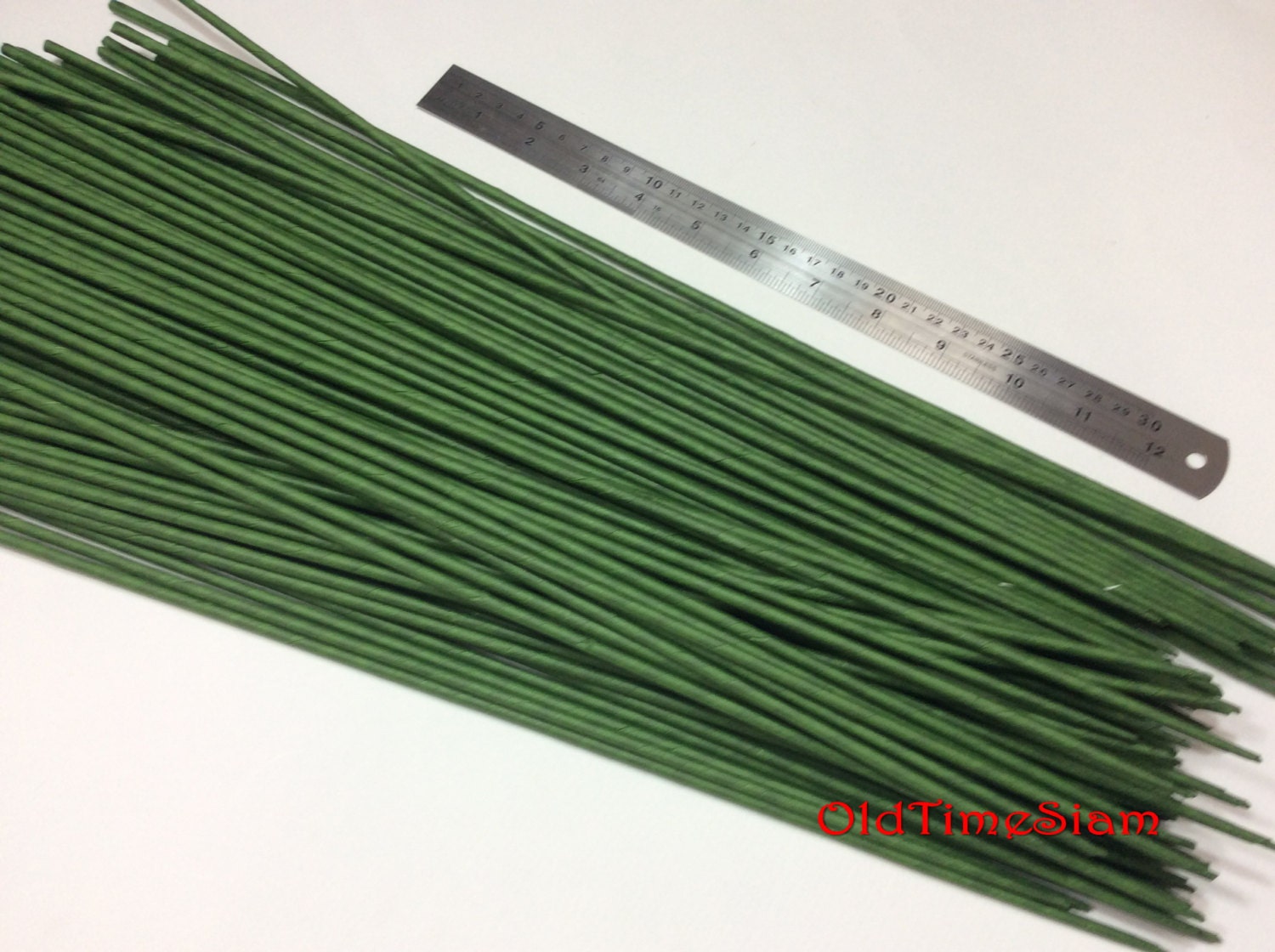 20 Stems Large Long Big Length 20 Inches X 4 Mm Floral Wire Flower Stem ...
