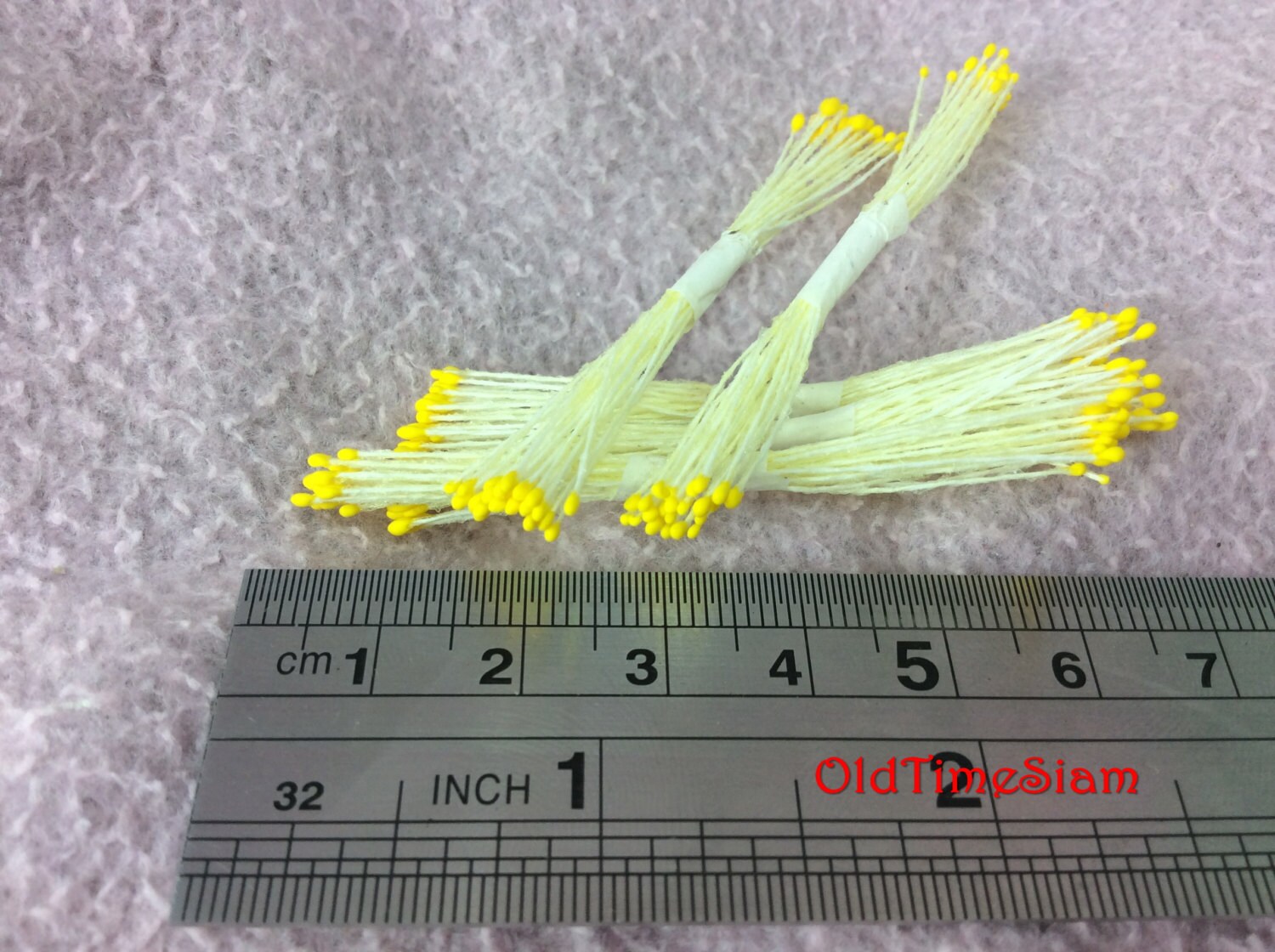Yellow Pollen Water Drop Head Flower Stamen Pollens 4800 Heads 2400 Pcs ...