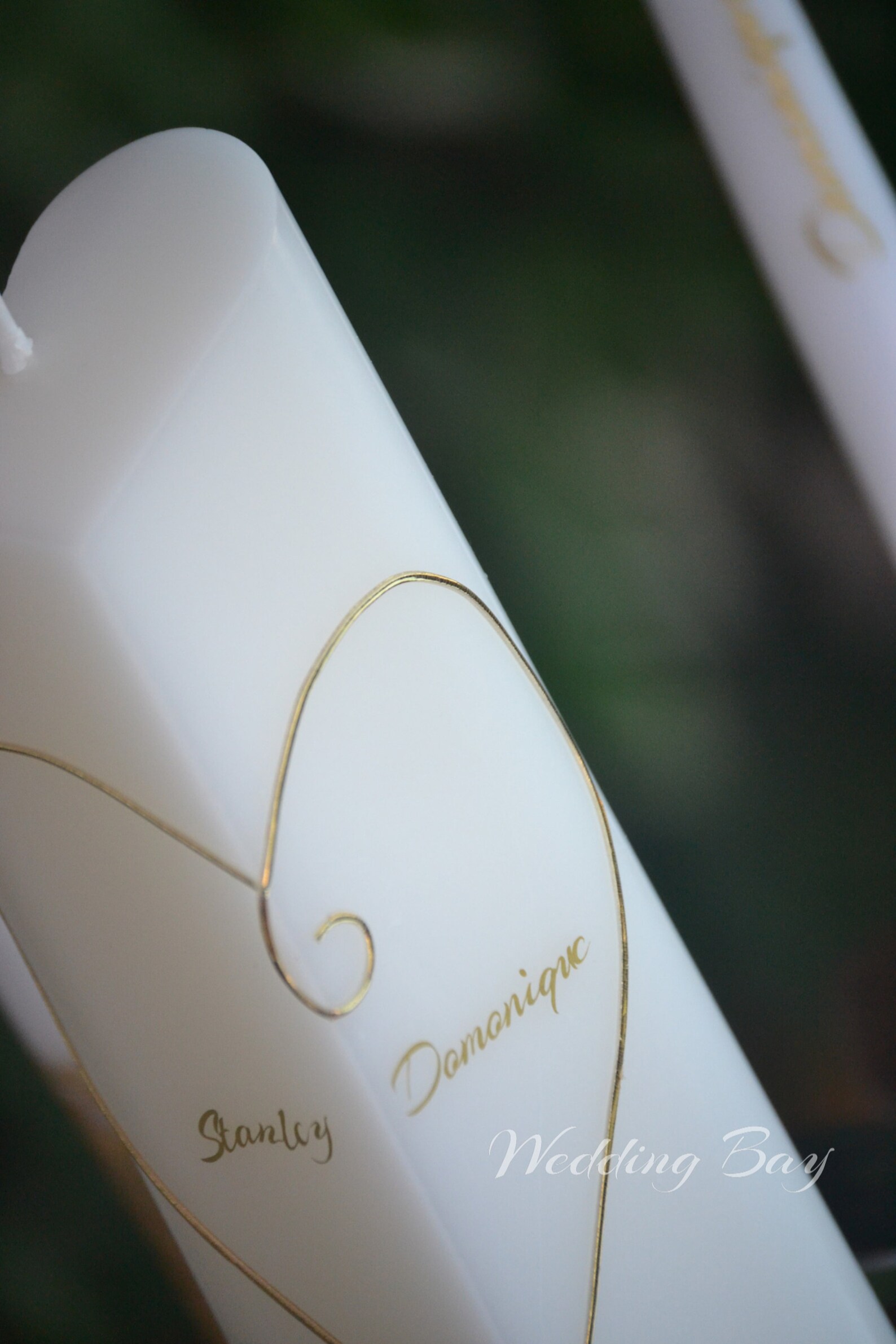 Unity Candle Set Heart Unity Candle Wedding Candles - Etsy