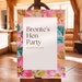 Editable Polaroid Memories Hen Party Welcome Sign Instant Download for ...