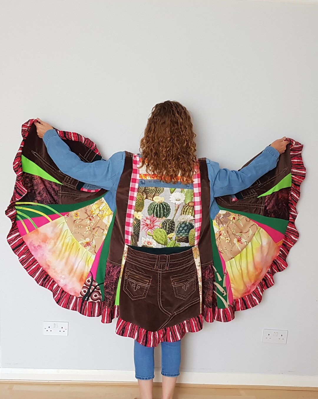 Patchwork Coat, Fall Clothing, Boho Jackets for Women, Upcycle Coat ...