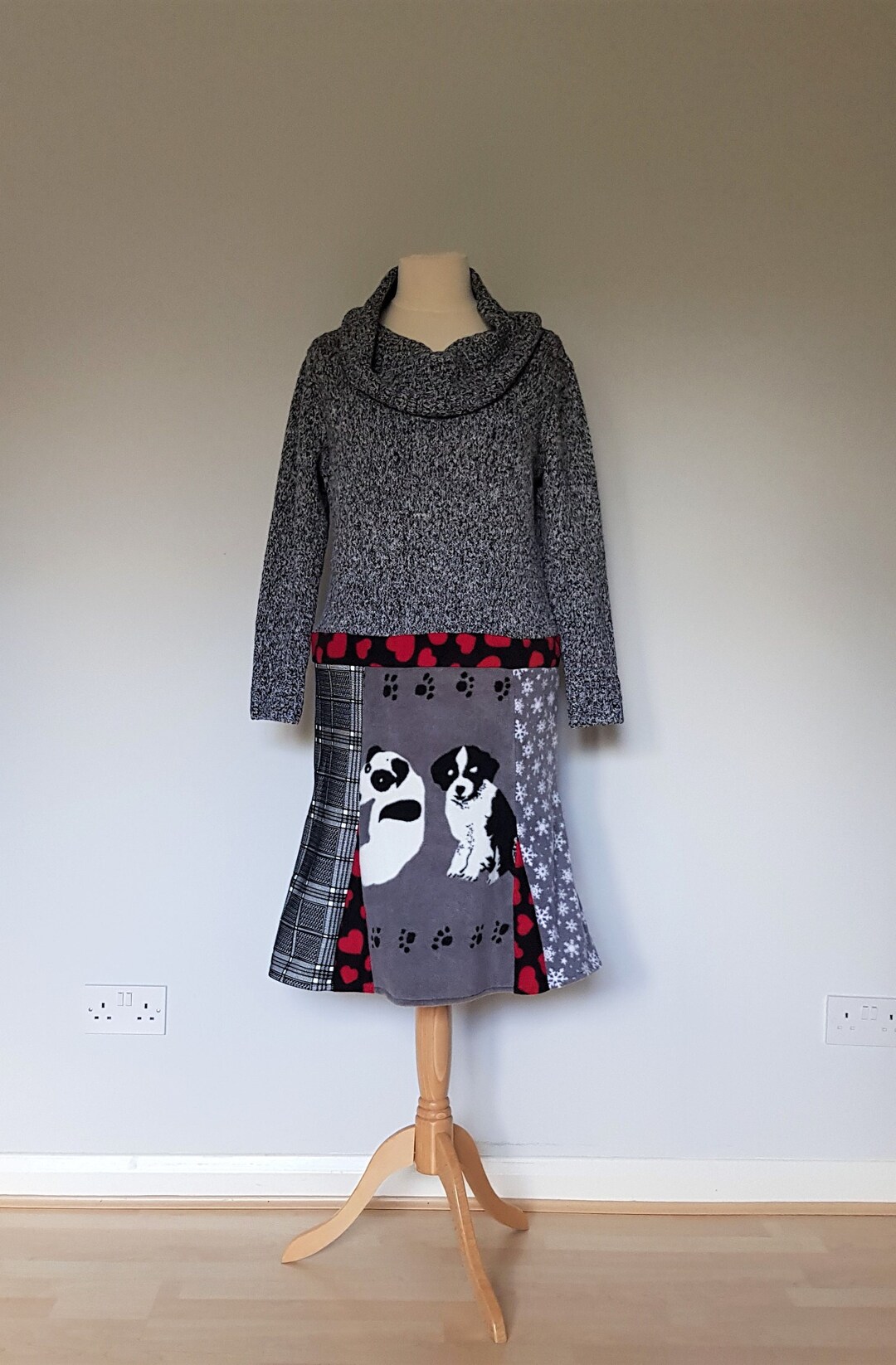 Upcycled Sweater Dress, Upcycle Clothes, Winter Clothing for Women ...