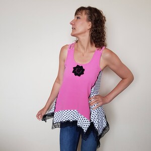 Upcycled Tank Top for Women Upcycled Tunics Recycled - Etsy UK