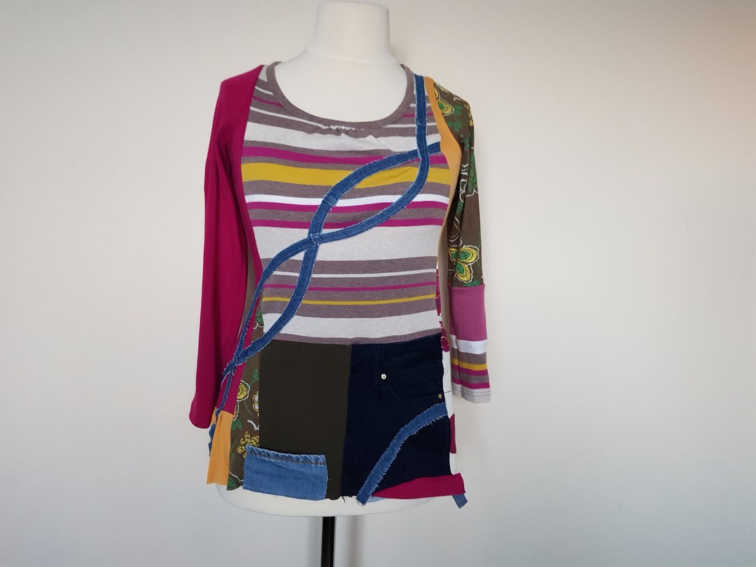 Y2K Tops, Y2K Clothing, Harajuku Shirt, Harajuku Top, Upcycle Clothing ...