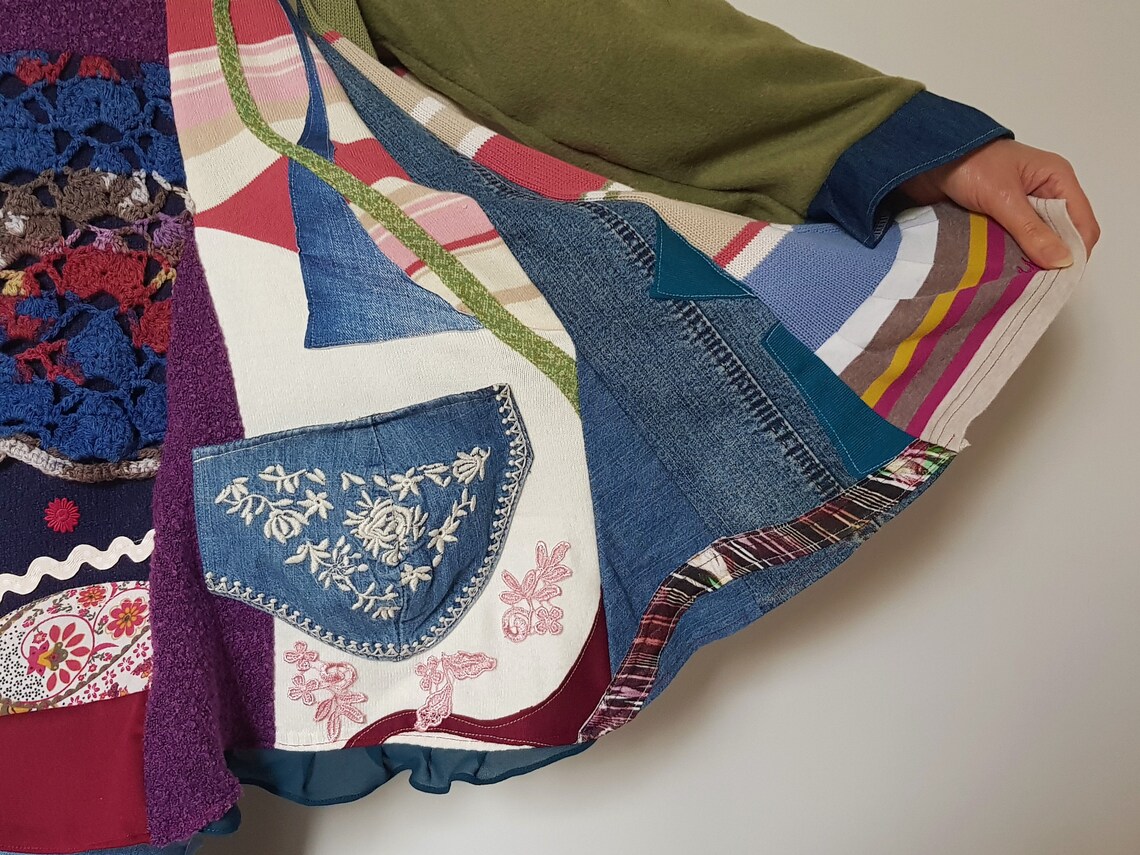 Upcycled Sweater Tunic Womens Tunic Tops Pls Size Clothing - Etsy