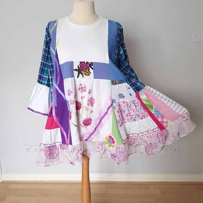 Patchwork Tunic - Etsy