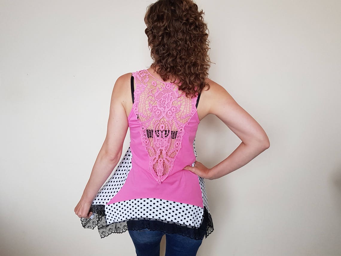 Upcycled Tank Top for Women Upcycled Tunics Recycled - Etsy UK