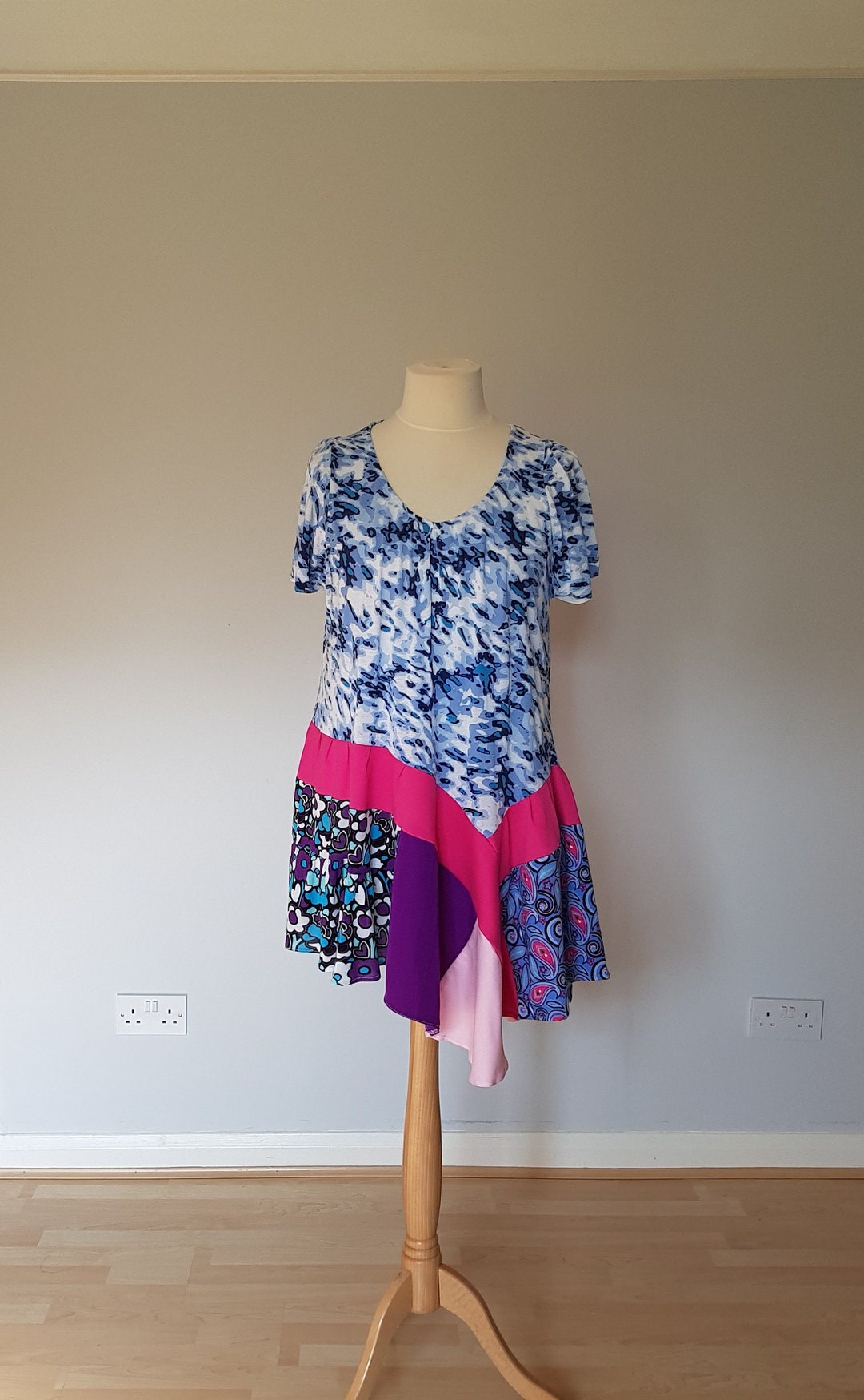 Upcycled Dress, Summer Dresses for Women, Bohemian Clothes, Boho Womens ...