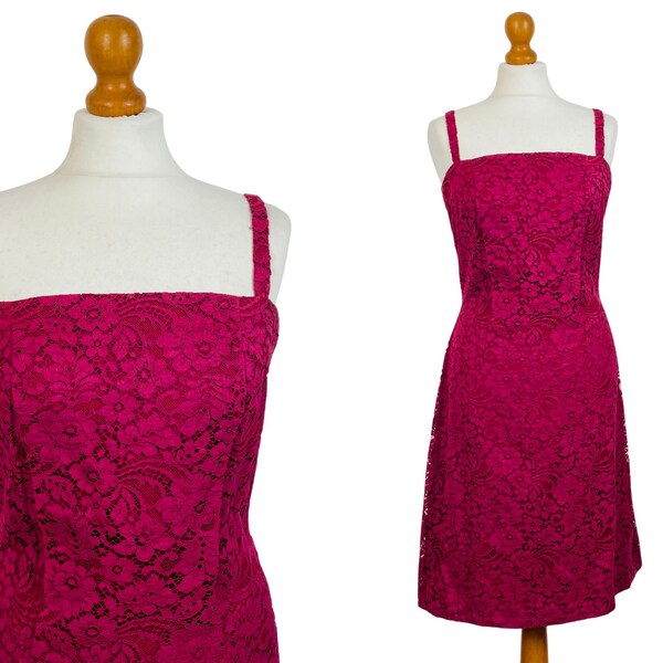 Raspberry Pink Dress - Etsy