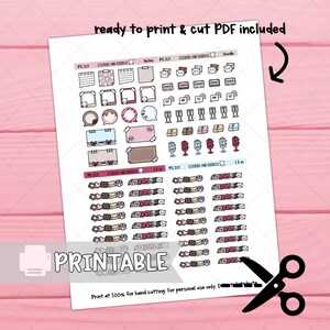 Printable Stickers: PS I Love You Doodles Planner Sticker Digital ...