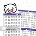 Printable Stickers: Mad Mood Emote Doodles Deco Plannerstickers Digital ...
