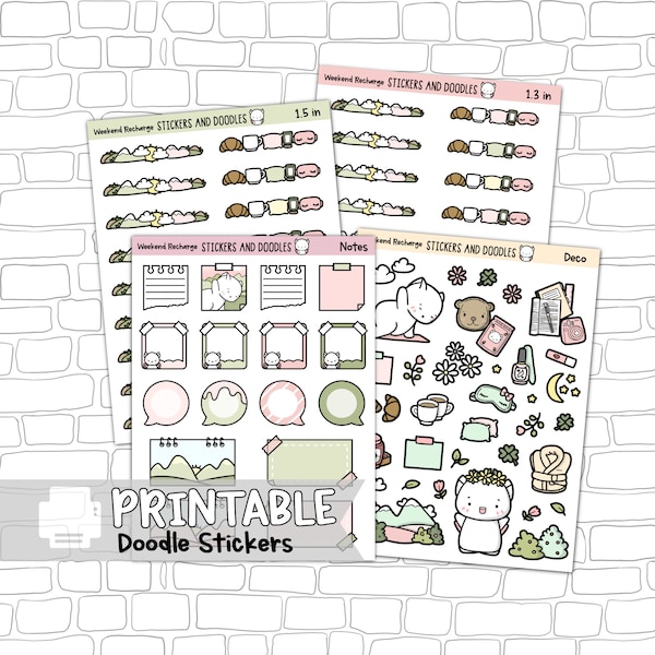 Printables Stickers - Etsy