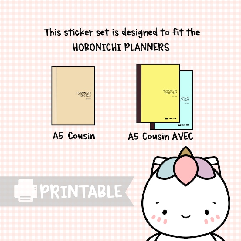 Printable: Jolly Morning A5 Hobonichi Cousin Weekly Page - Etsy
