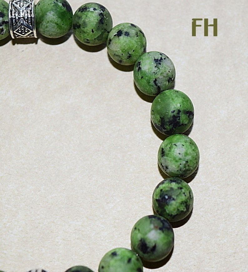 Jade Green Spotted Jade Matte Jade Jade Bracelet Jade | Etsy