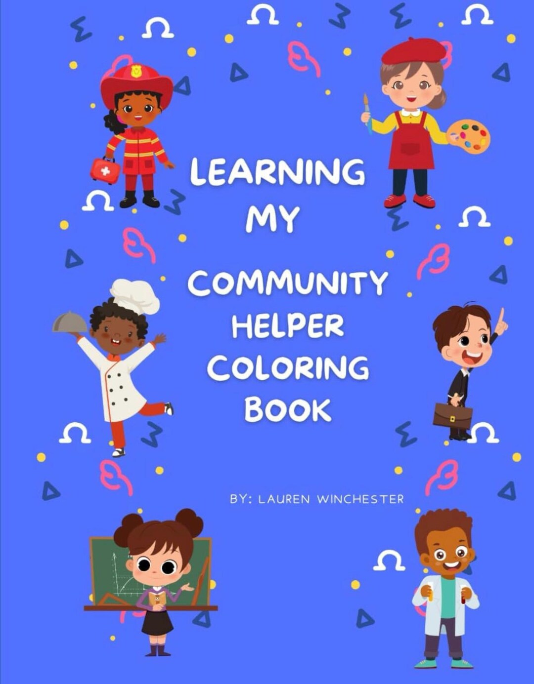 Learning My Community Helper Coloring Book - Etsy