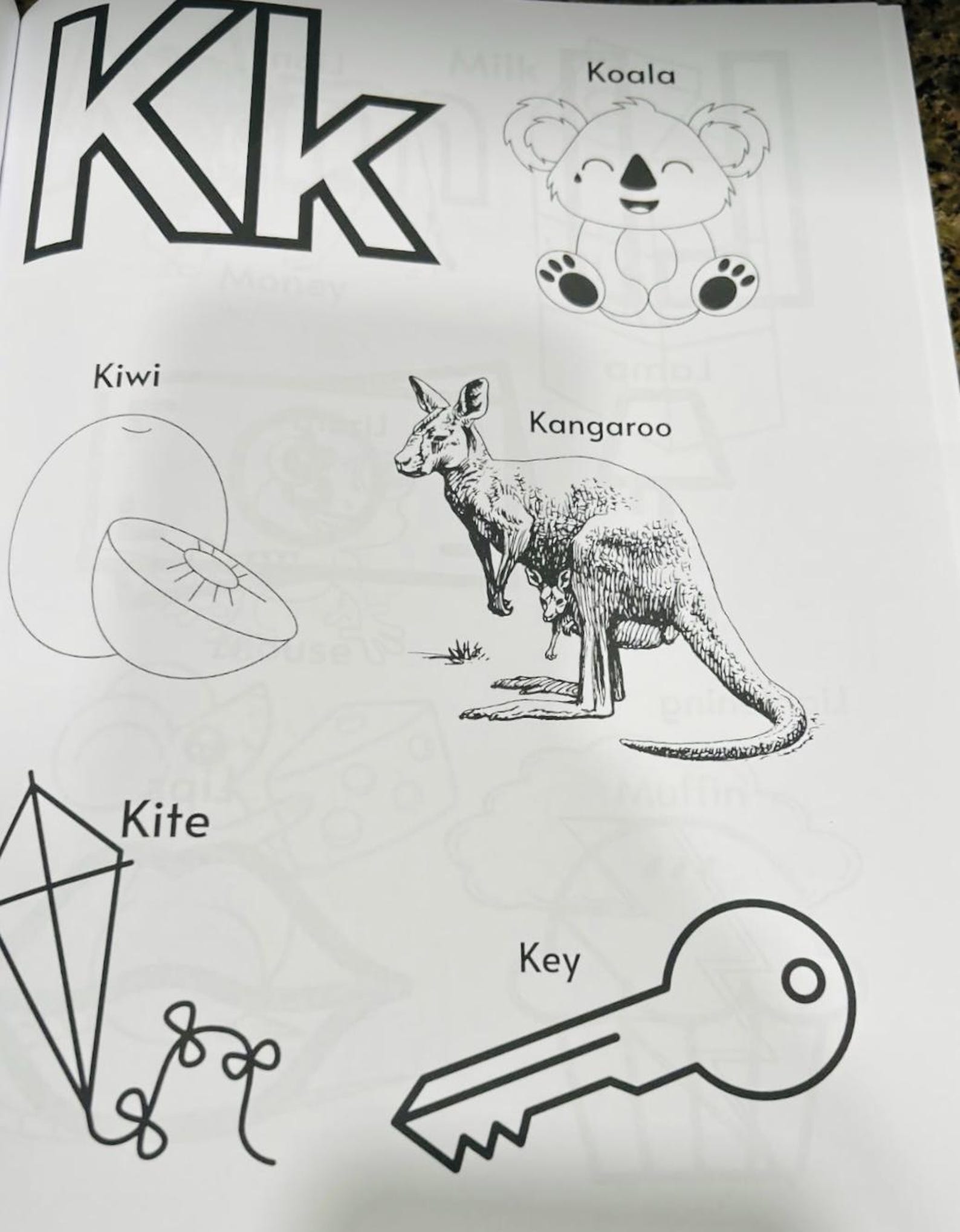 Learning My Abc's Coloring Book - Etsy