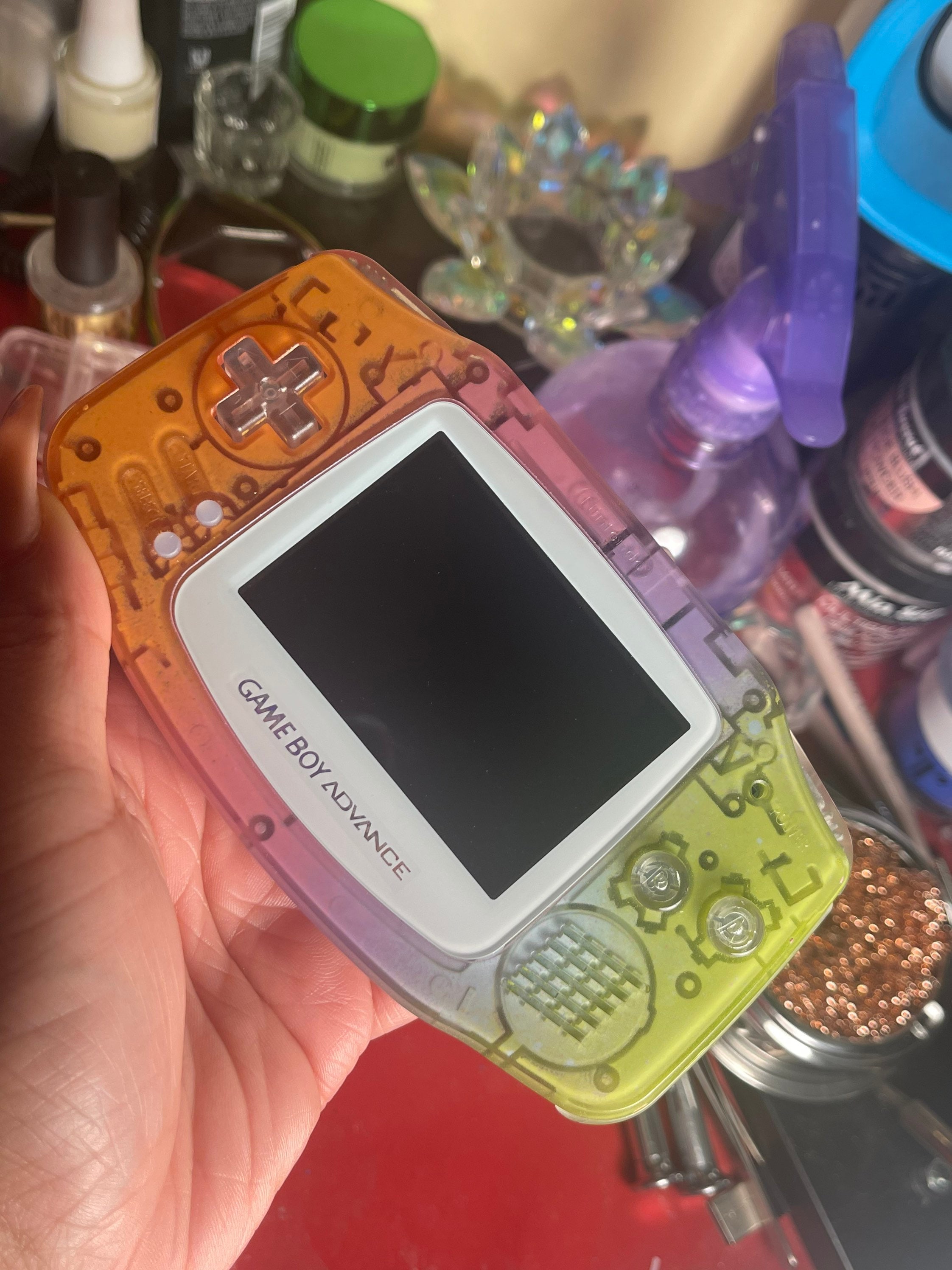 Custom Rainbow Gameboy Advance Shell - Etsy