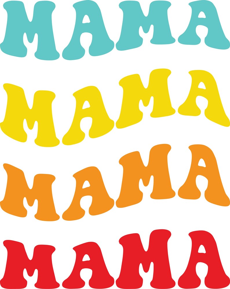 Custom Retro Wavy Font SVG PNG Personalized Retro Wavy Font Retro Font ...