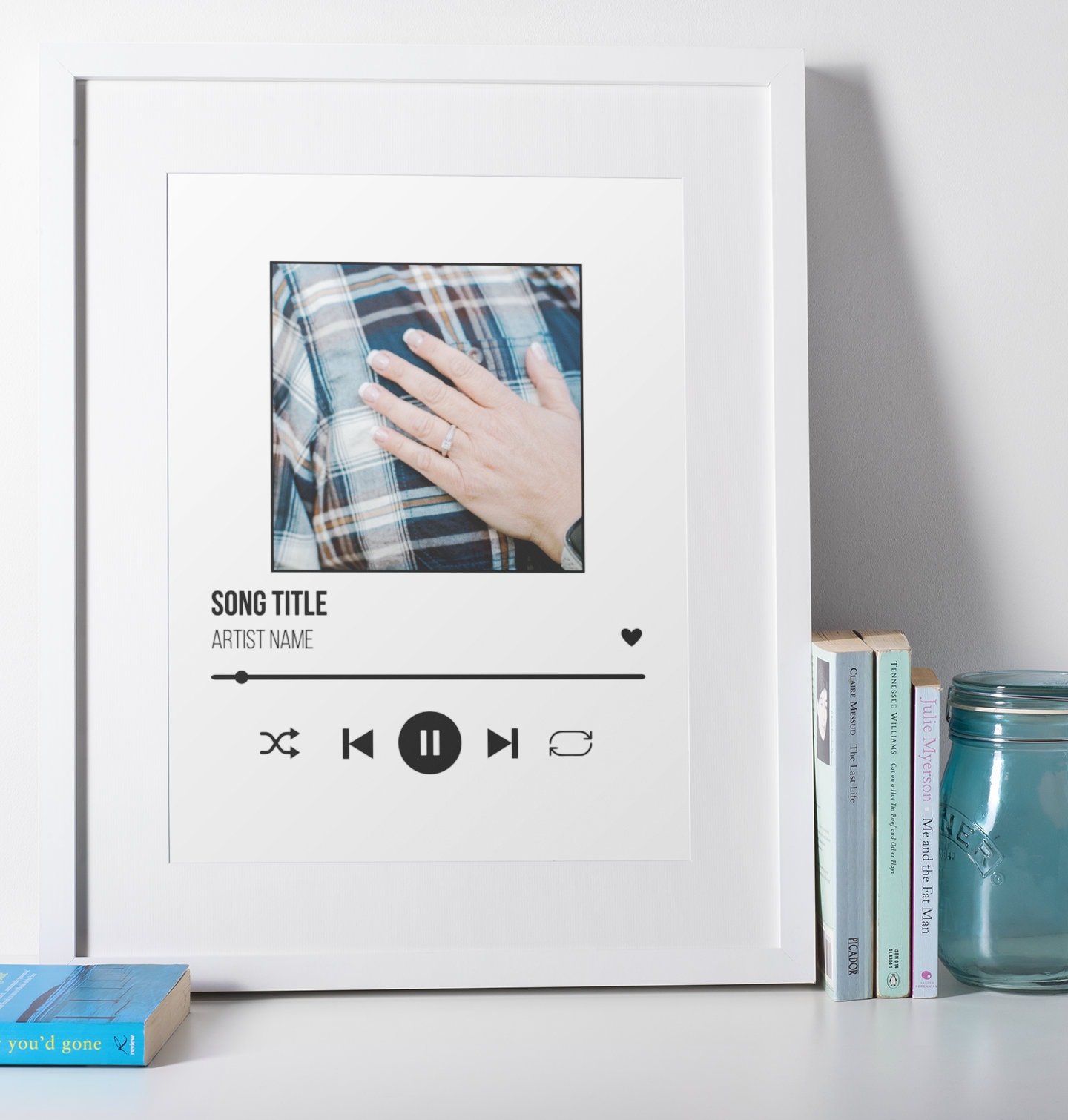 Custom Song Plaque SVG Personalized Music Plaque Wall Art Custom Gift ...