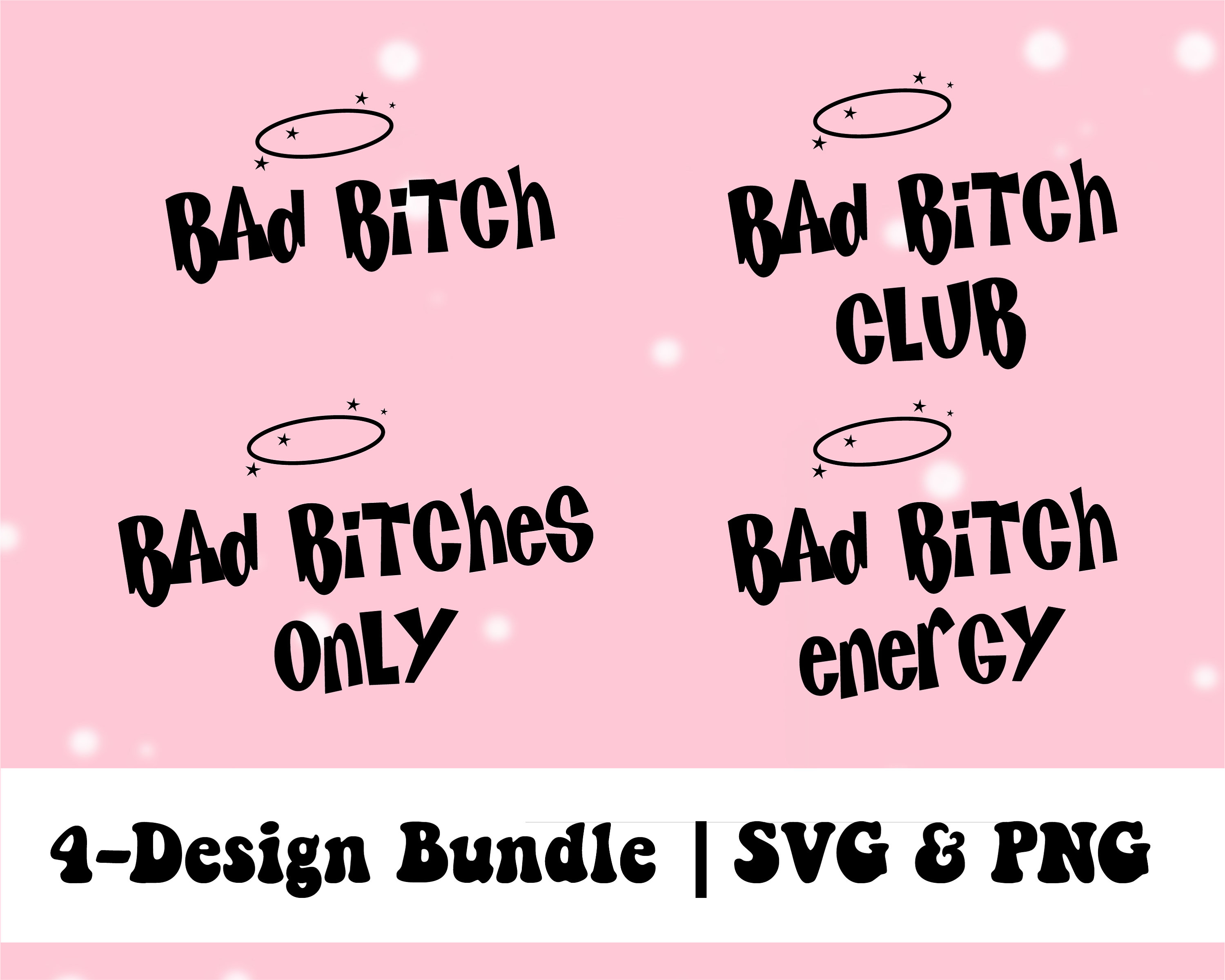 Bad Bitch Brat Font SVG PNG Bundle - Etsy