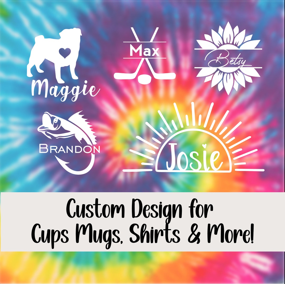 Custom Name Design SVG PNG Personalized Name Design for Cricut Tumbler ...